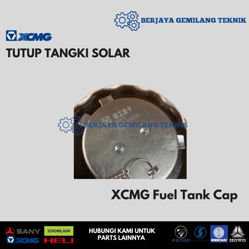 Jual Tutup Tangki Solar XCMG Fuel Tank Cap XGA37Q75ZM825 Mobile Crane ...