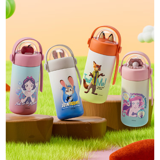 Jual DISNEY ORIGINAL termos mini 250ml zootopia/ariel/snowwhite MK6000 ...