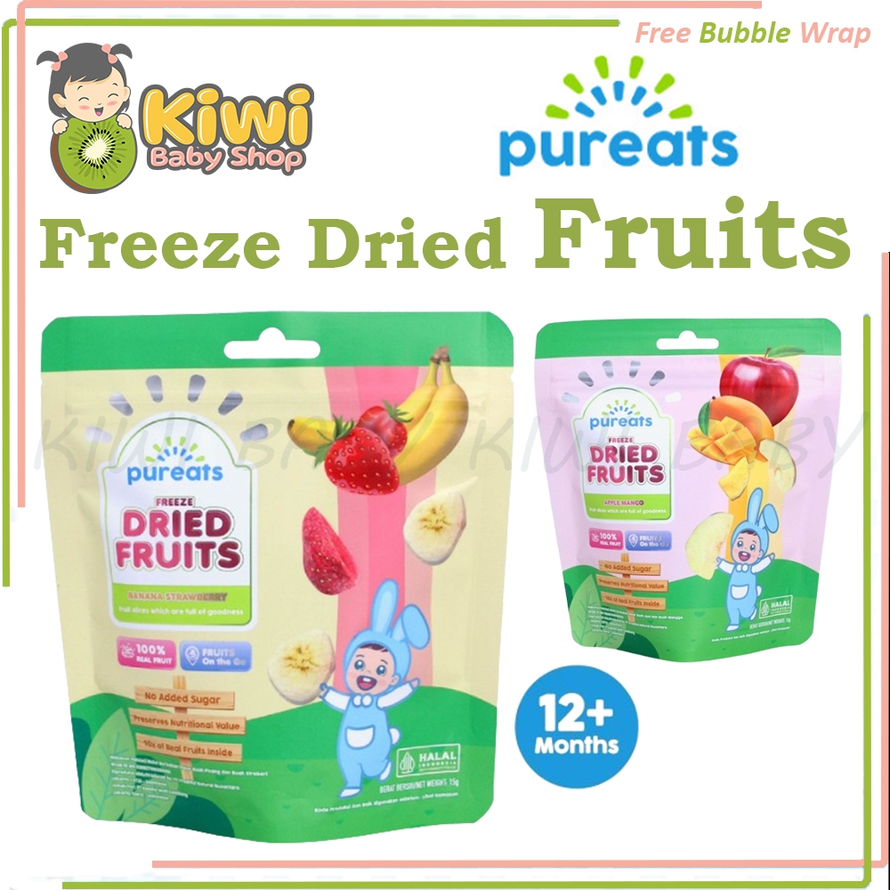 Jual Pureats Freeze Dried Fruits / Snack Balita Buah | Shopee Indonesia