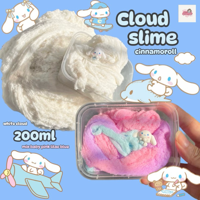 Jual CLOUD SLIME CINNAMOROLL RANDOM 200ML | Shopee Indonesia