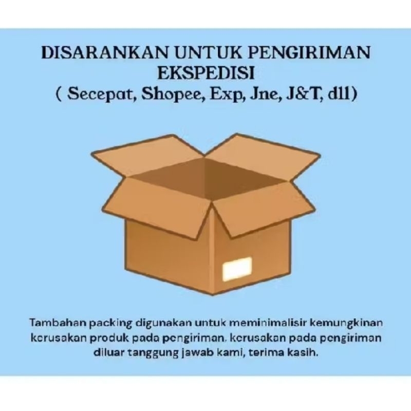 Jual TAMBAHAN PACKAGING / EXTRA PACKING DUS | Shopee Indonesia
