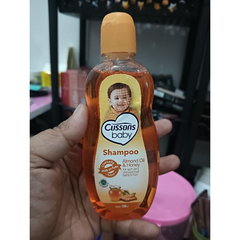 Jual Cussons Baby Shampoo Almond Oil & Honey 100 ML | Shopee Indonesia