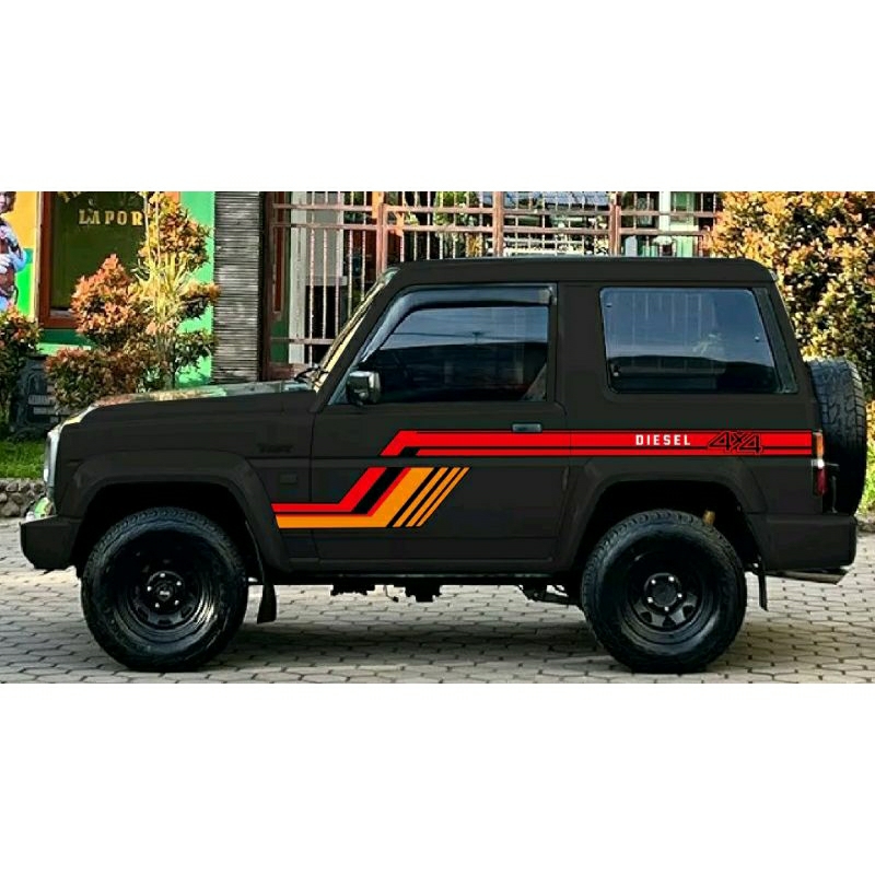 Jual DECAL STICKER MOBIL TAFT GT 4x4 LIS GARIS | Shopee Indonesia