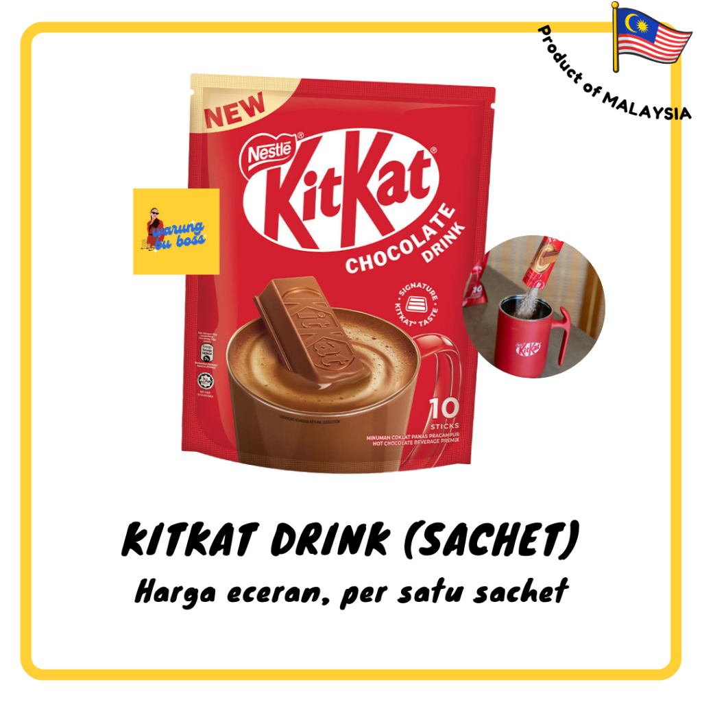 Jual KitKat Chocolate Drink KitKat Hot Chocolate Import Nestle Kit Kat ...