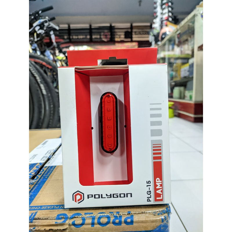 Jual LAMPU BELAKANG SEPEDA POLYGON PLG - 15 REAR LAMP | Shopee Indonesia