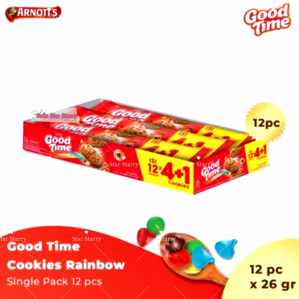 Jual [Per Pack] Good Time Cookies Double Choco Box 26,5 gr @12Bks (4+1 ...