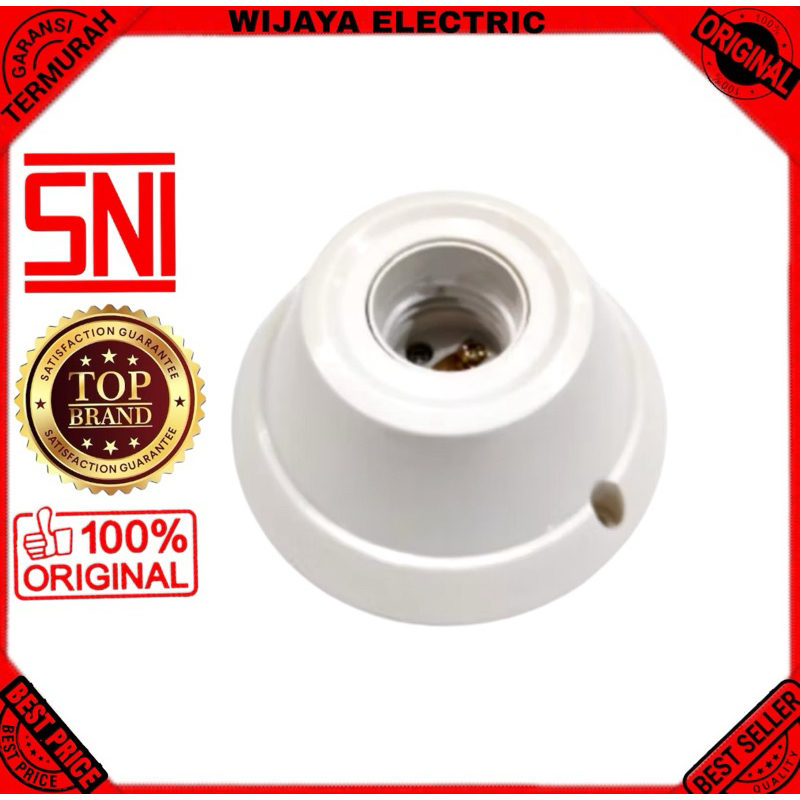 Jual Panasonic fitting plafon bulat NLP52301 031 E27 fitting lampu ...