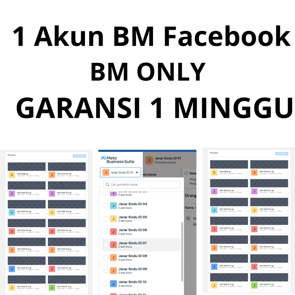 Jual 1 Pcs Akun Business Manager Account Only (BM Only) Diundang Via Invite Email | Akun BM ...