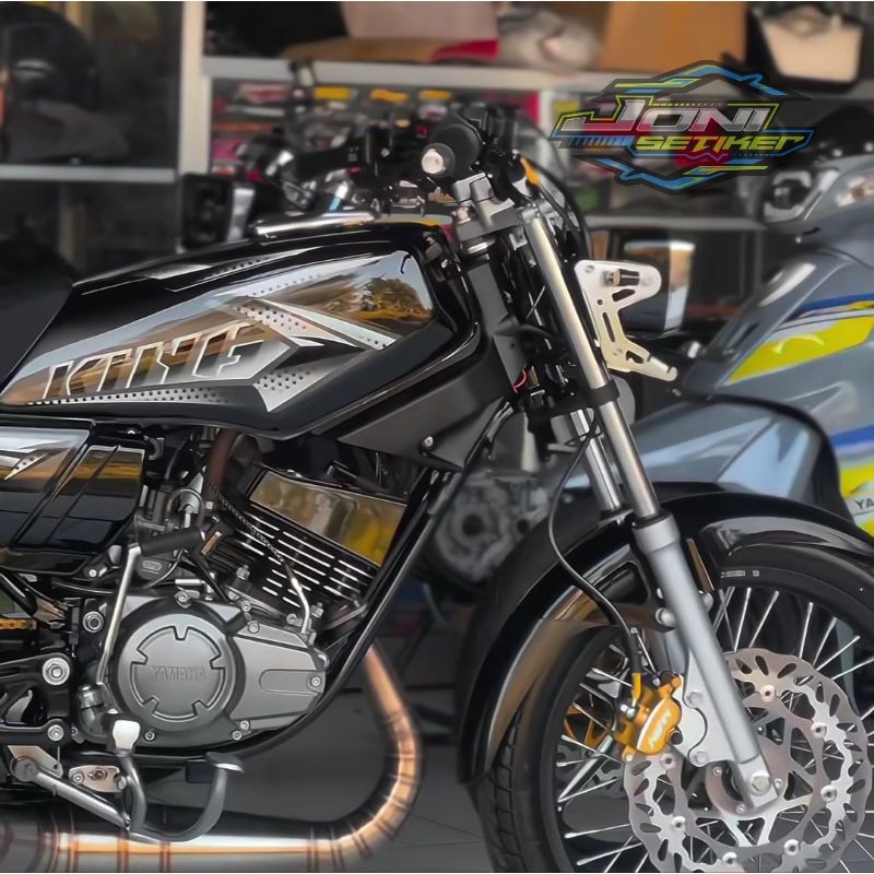 Jual STIKER STRIPING ORI YAMAHA RX KING HITAM 2008 STIKER RX KING 2008 ...