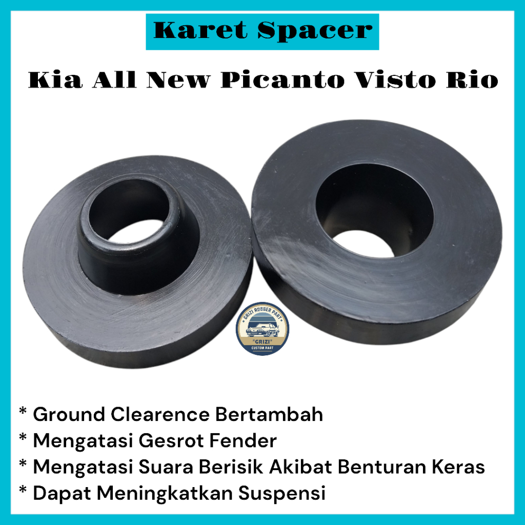 Jual Karet Spacer Tatakan Per Keong Belakang Kia All New Picanto Visto ...