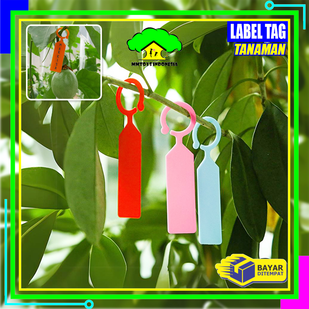 Jual MI-C1164 Plant Label Name Tag Label Penanda Tanaman Hanging Ring / Label Tanaman Waterproof ...