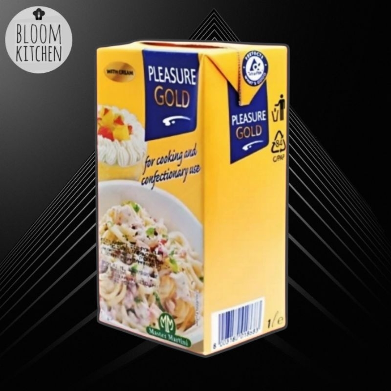 Jual PLEASURE GOLD Cooking Cream 1 liter / Master Martini Krim Masak 1L ...