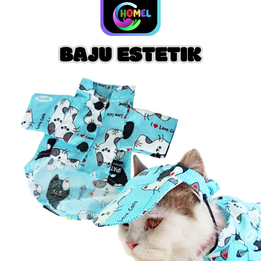 Jual Baju Kemeja Pakaian Kostum Kucing Fashion Unik untuk Si Purring ...