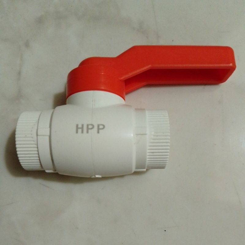 Jual Ball Valve stop kran pvc tebal 1/2 inci. bahan tebal. HPP | Shopee Indonesia