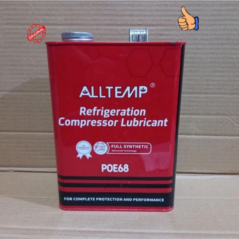 Jual ALLTEMP POLYESTER/SYNTHETIC OIL POE-68 @4 LITER) | Shopee Indonesia