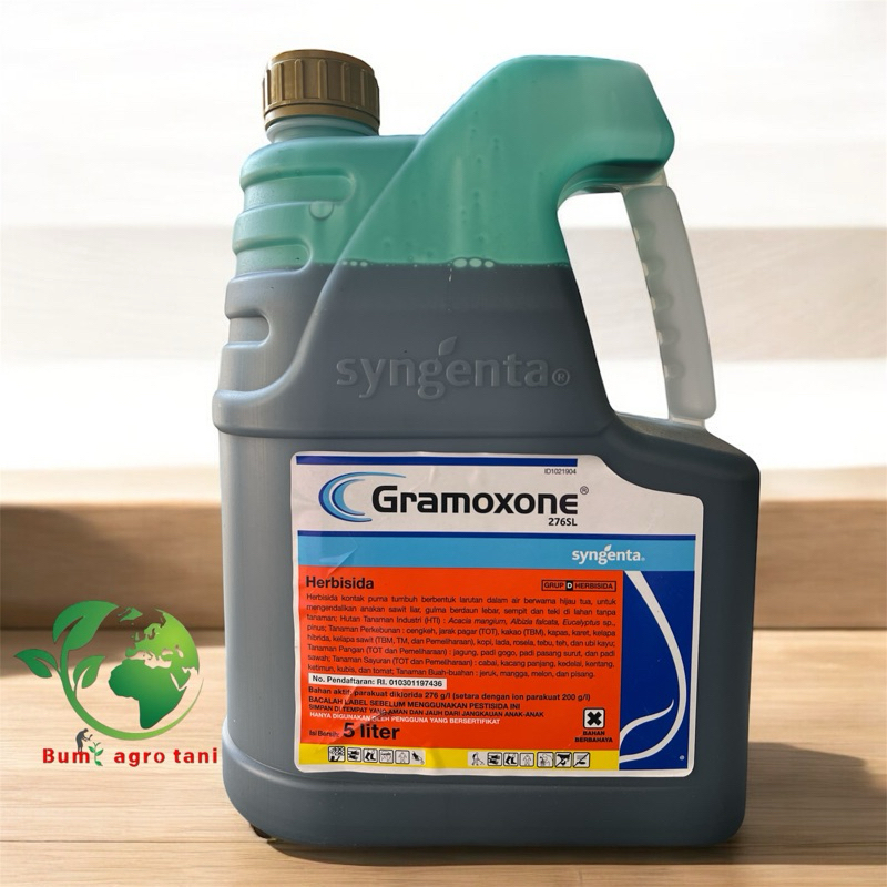 Jual Gramokson - Gramoxone 276 SL 5 Liter Herbisida Pembasmi Rumput ...