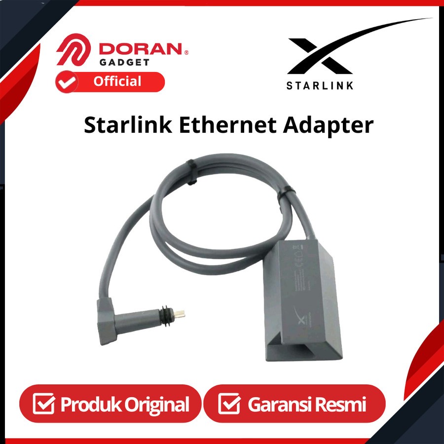 Jual Starlink Ethernet Adapter LAN For Starlink Original Garansi Resmi ...