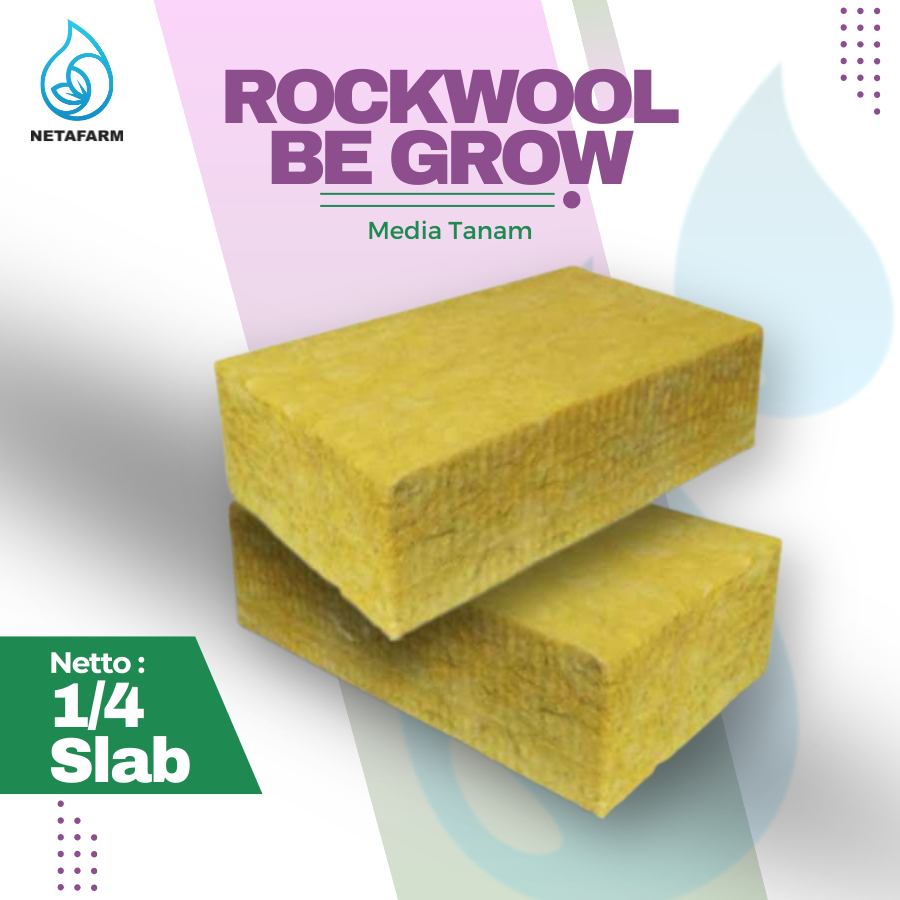 Jual Rockwool Be Grow 1/4 Slab 25cm x 15cm x 7.5cm | Shopee Indonesia