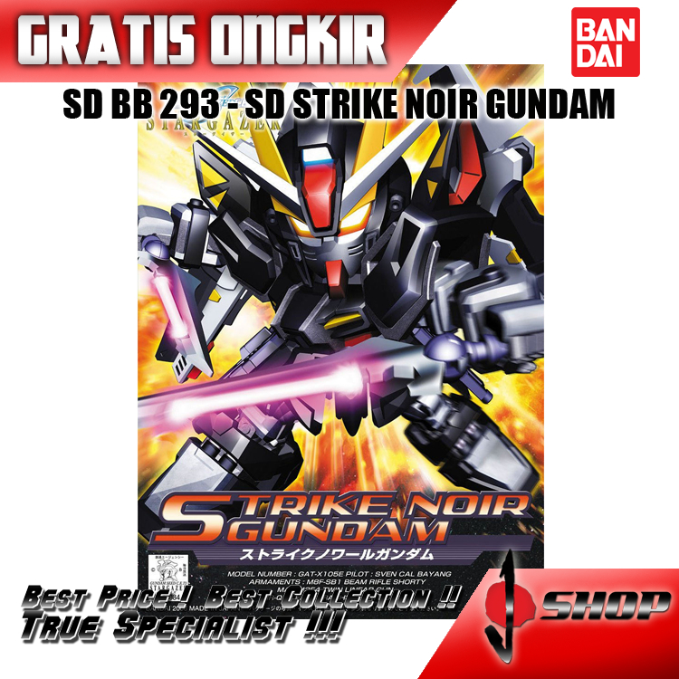 Jual SD BB 293 - SD STRIKE NOIR GUNDAM | Shopee Indonesia