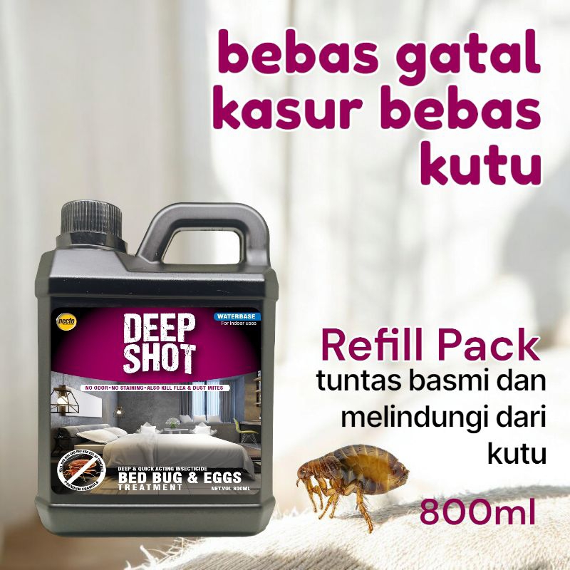 Jual DEEPSHOT Refill 800ml: Pembasmi Kutu Kasur Ampuh | Shopee Indonesia