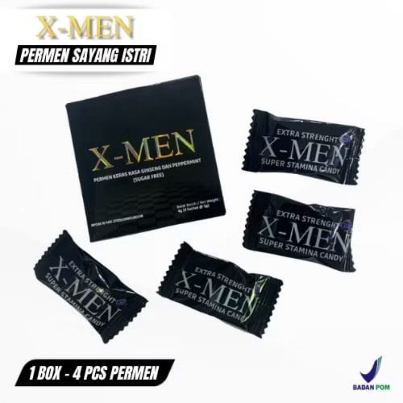 Jual Permen X men X-Men Xmen Permen gingseng rasa peppermint original ...