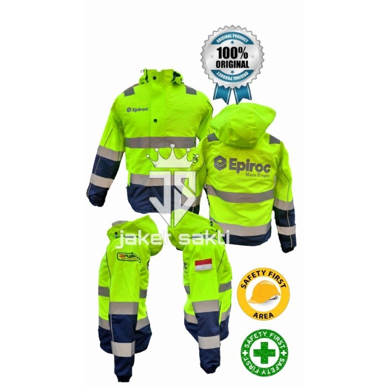 Jual jaket safety jaket proyek jaket tambang | Shopee Indonesia