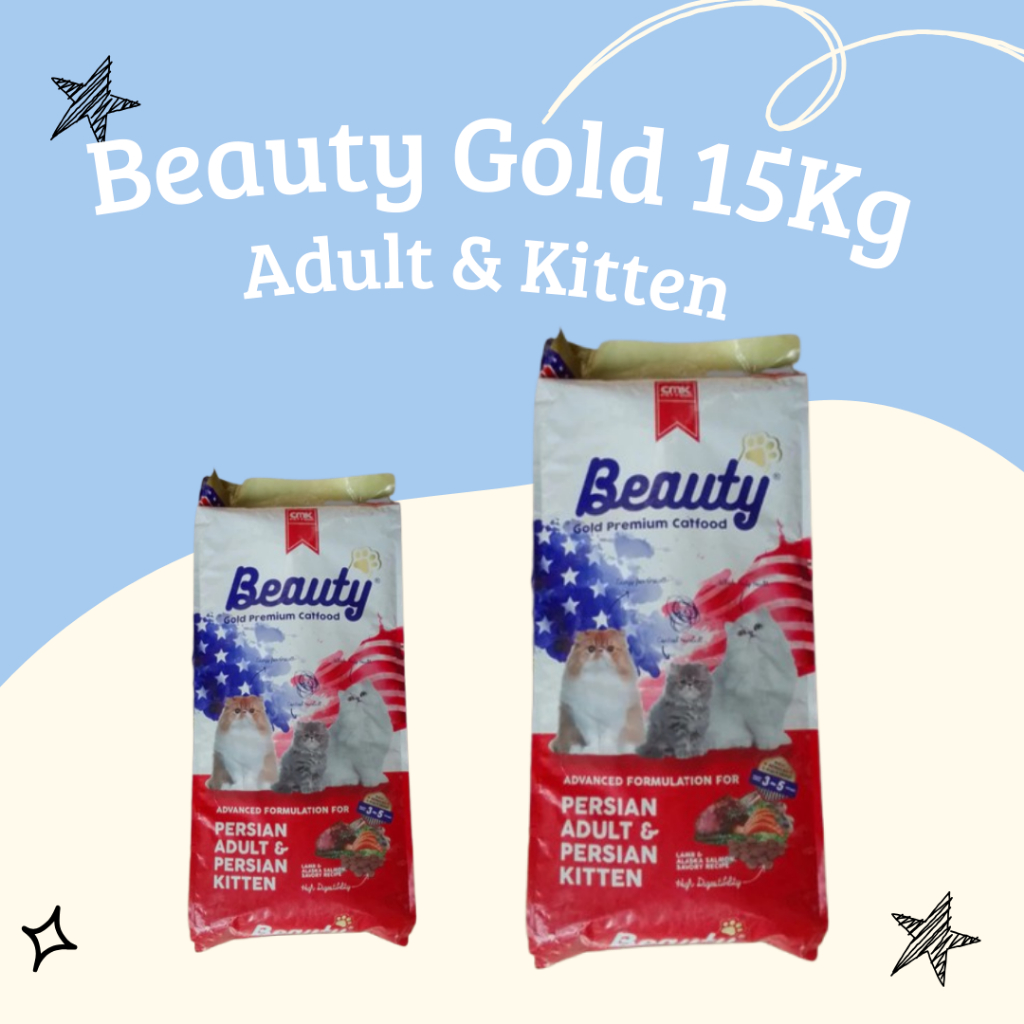 Jual Makanan Kucing - Beauty Gold Persian Cat Food Premium 15Kg ...