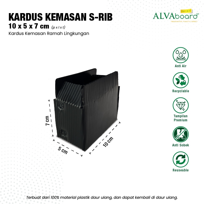 Jual Kardus Packaging ALVAboard Box Serbaguna Srib Ukuran 10x5x7 cm (P ...