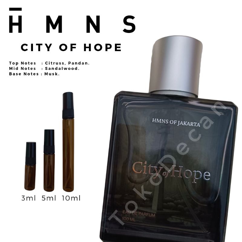 Jual Decant / Vyal HMNS - City of Hope | Shopee Indonesia