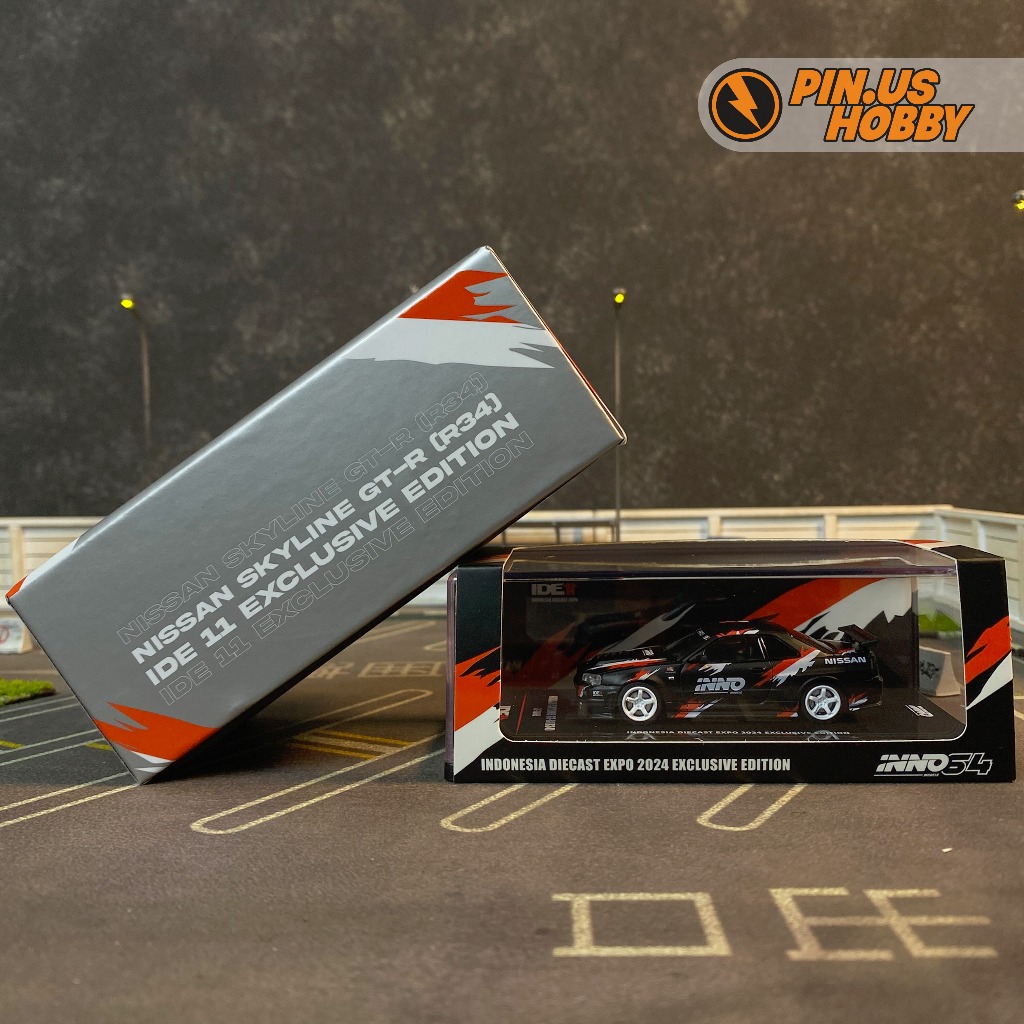 Jual Inno64 Nissan Skyline GT-R R34 Z-Tune Chase Car IDE 11 Indonesia ...