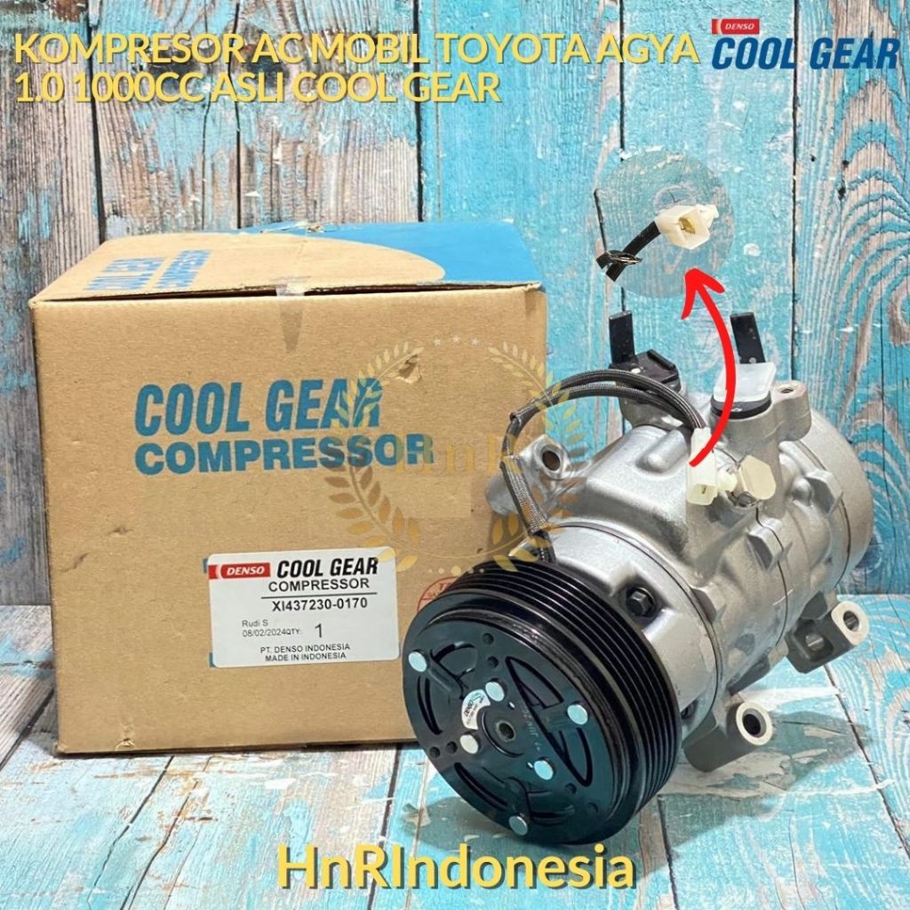 Jual Kompresor AC Mobil Toyota Agya 1.0 1000cc COMPRESSOR ASLI COOL ...