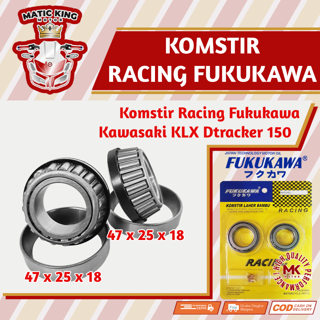 Jual Komstir racing bambu Kawasaki KLX Dtracker 150 Fukukawa | Shopee ...