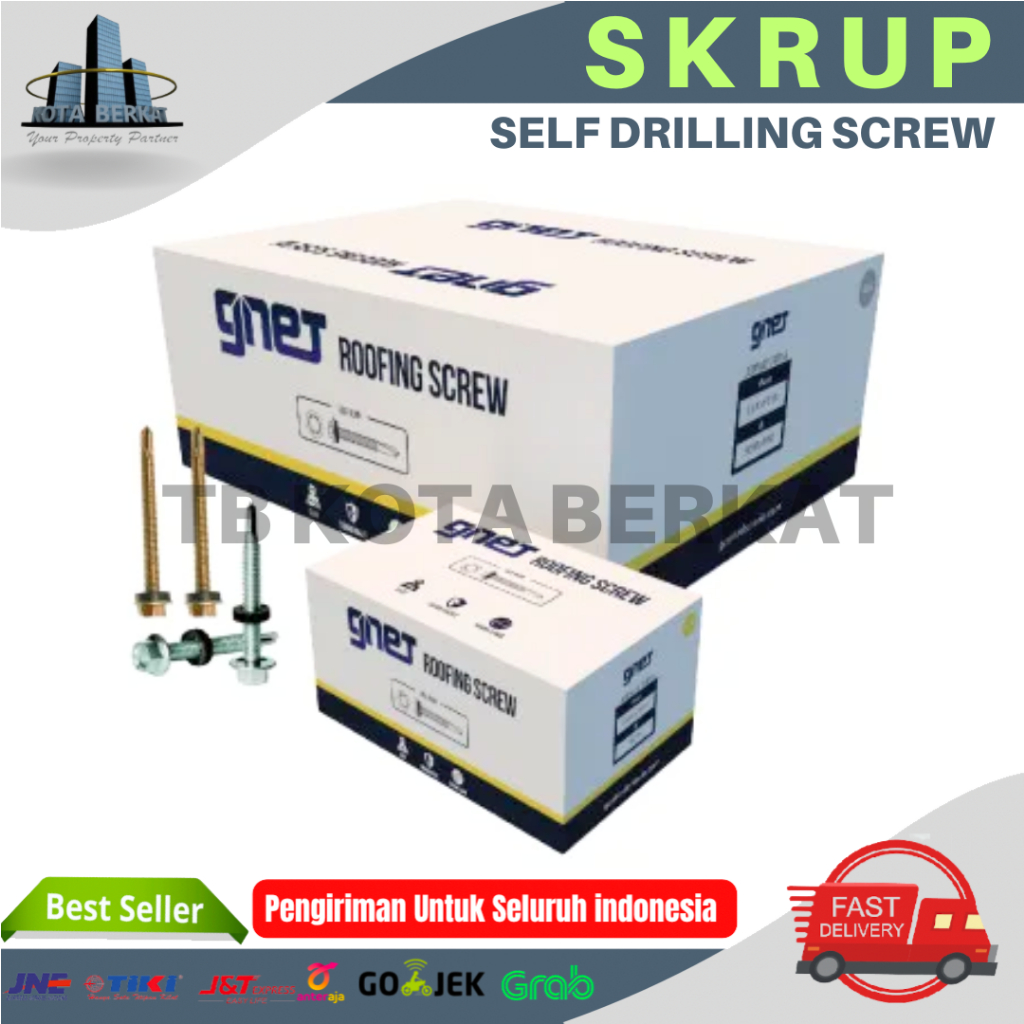 Jual SEKRUP BAJA RINGAN / SKRUP TRUSS / SELF DRILLING SCREW GNET ...