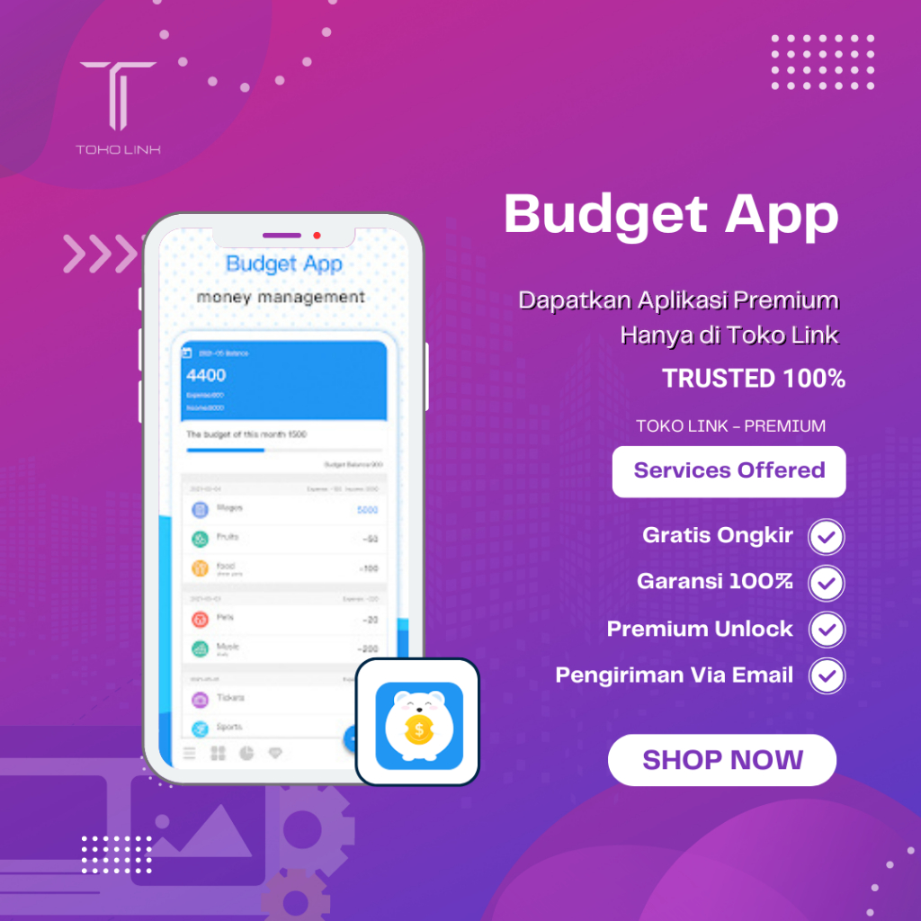 Jual Budget App (Premium Unlocked) | Shopee Indonesia