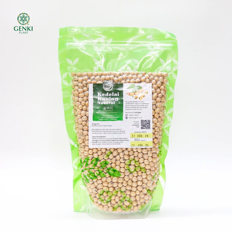 Jual Lingkar Organik Kacang Kedelai Kuning / Soybean - 500 g | Shopee ...