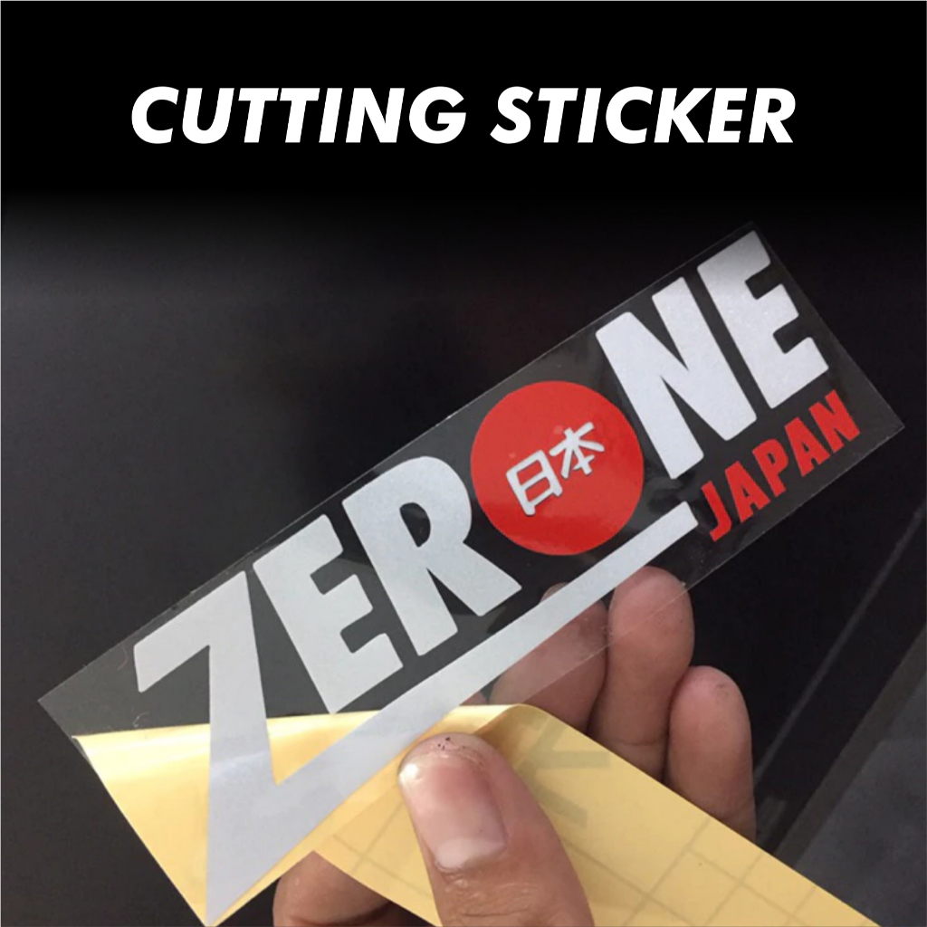Jual ( COD ) Stiker Sticker Kaca Depan Belakang Mobil Keren Zerone ...