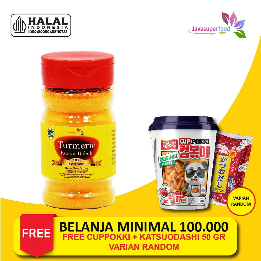 Jual BUBUK KUNYIT BOTOL / TURMERIC POWDER BOTTLE 50g | Shopee Indonesia