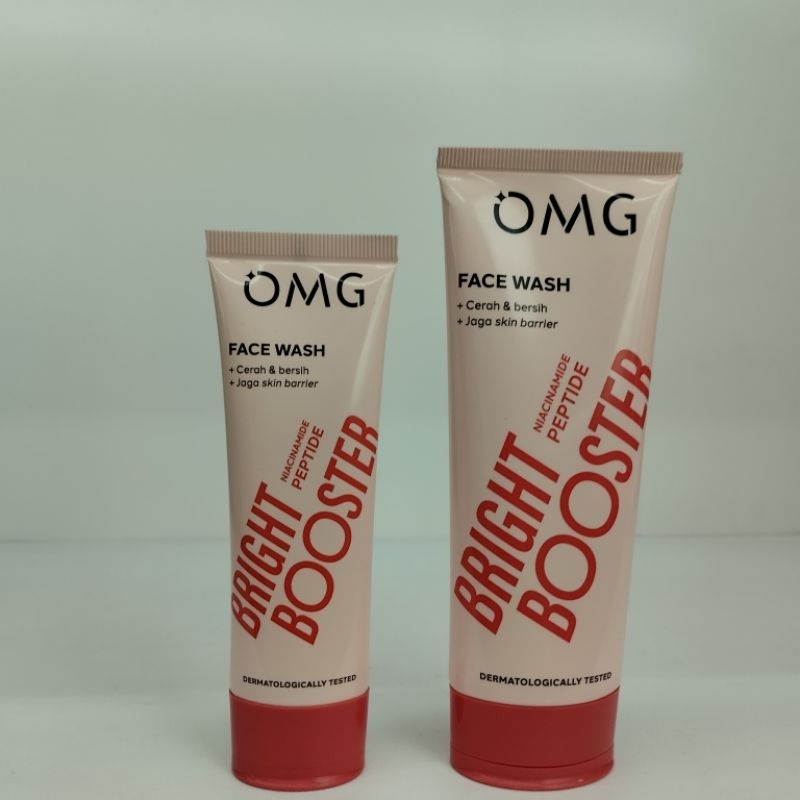 Jual OMG Face Wash Bright Booster 50ml&100ml | Shopee Indonesia
