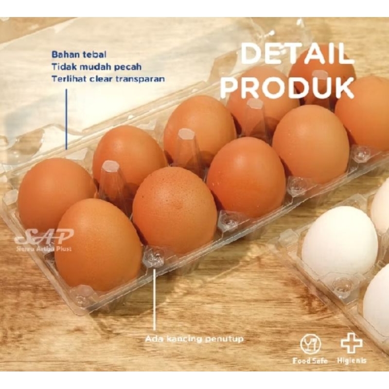 Jual Mika Telur Ayam Isi 10 Butir Sudah Ada Pengunci / 10 Lembar Dan ...