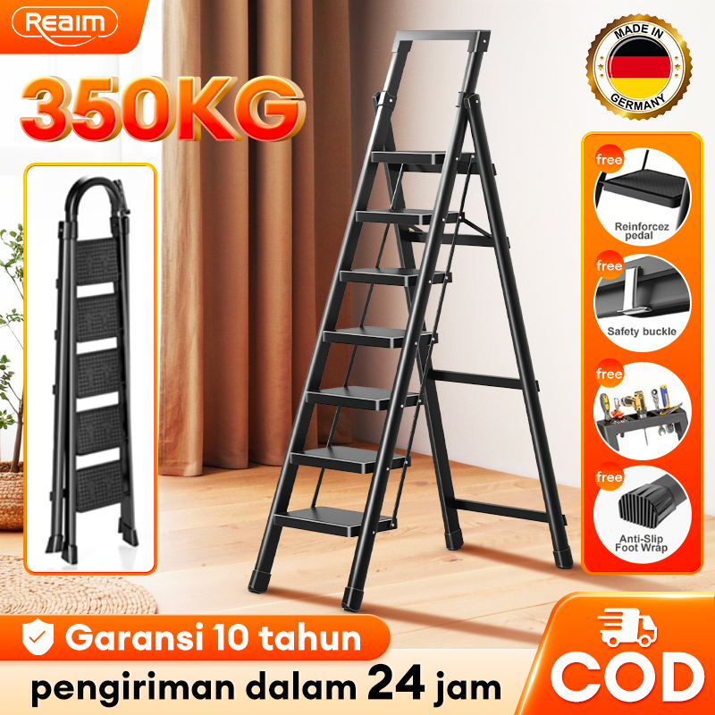 Jual Tangga Lipat Multifungsi 7 Setp Tangga Rumah Lipat Tangga Besi ...