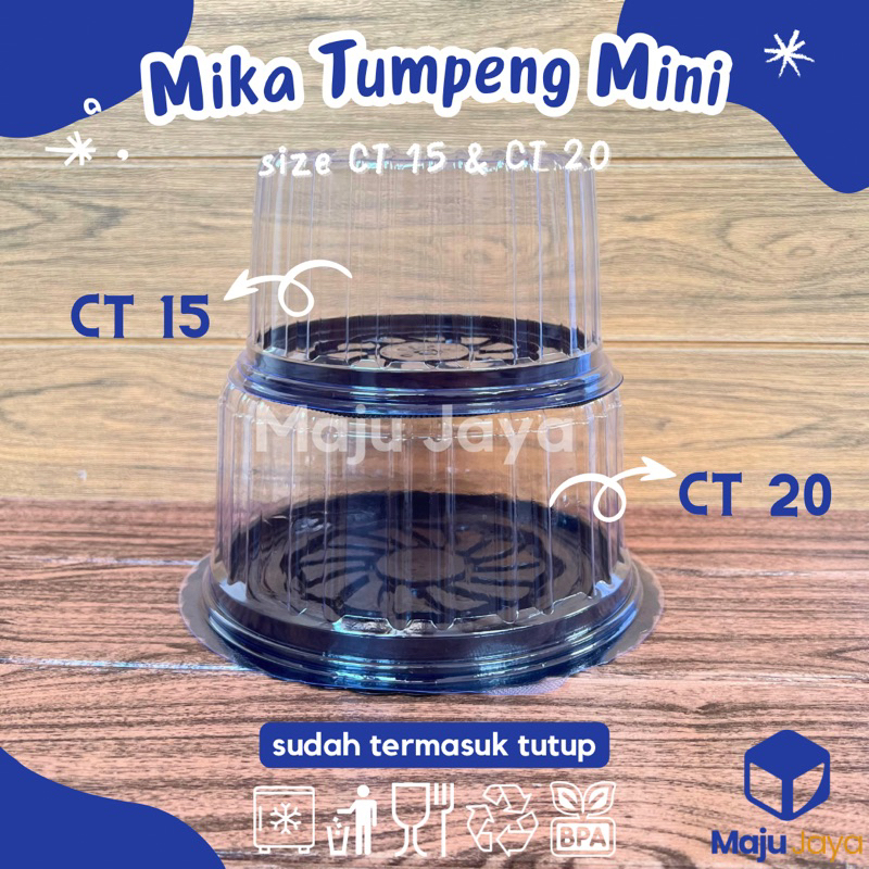 Jual Maju Jaya - Mika Tumpeng Mini Bulat CT 15 CT 20 Mika Kue Bolu ...
