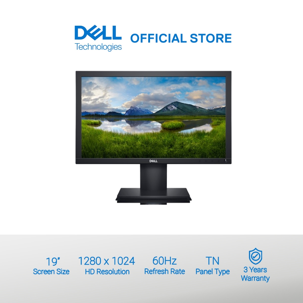 Jual Dell Monitor E1920H 18.5" Widescreen 60Hz VGA Resolution 1280 x ...
