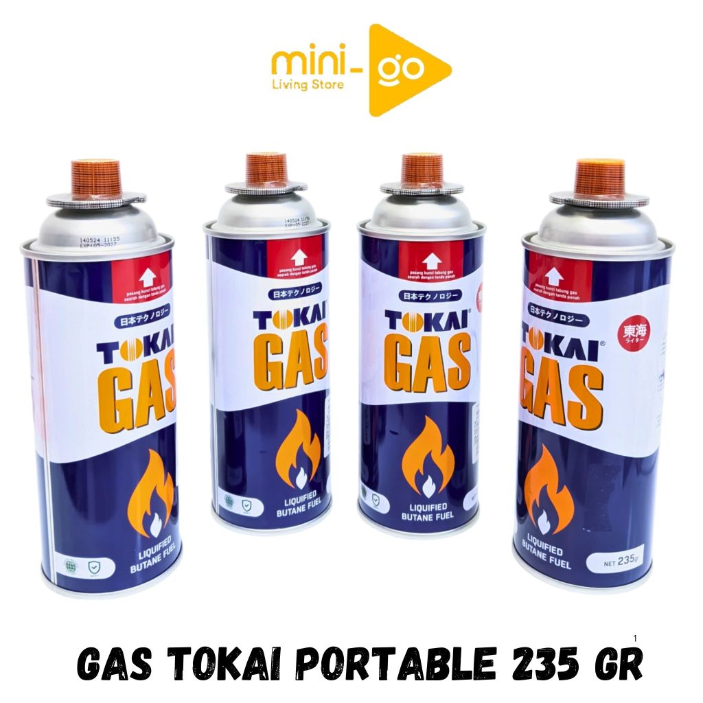 Jual Gas Portable Tokai 235 GR Asli Original Segel 100% | Shopee Indonesia