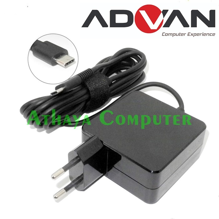 Jual Charger Adaptor Advan Workpro 20V 2.25A 45W type C original ...
