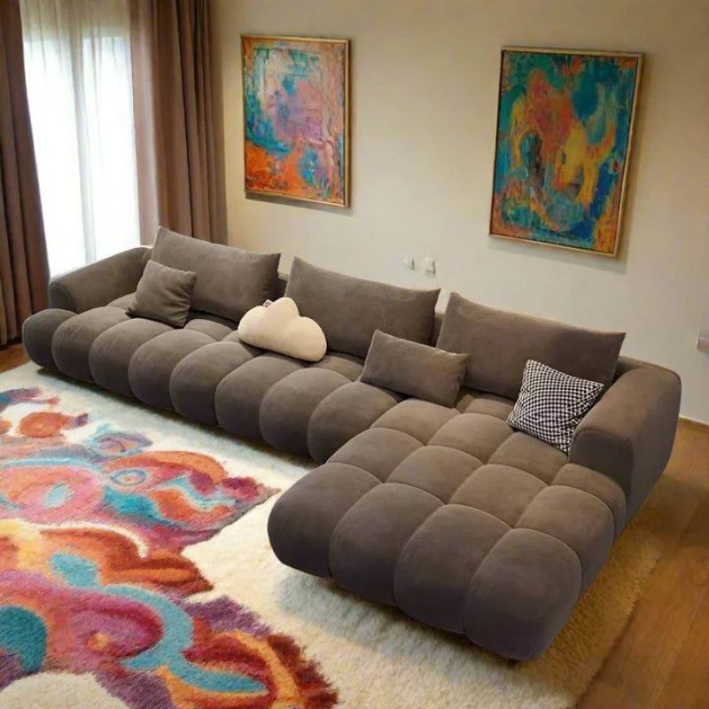 Jual sofa L ruang tamu gelembung/kursi minimalis l sudut | Shopee Indonesia