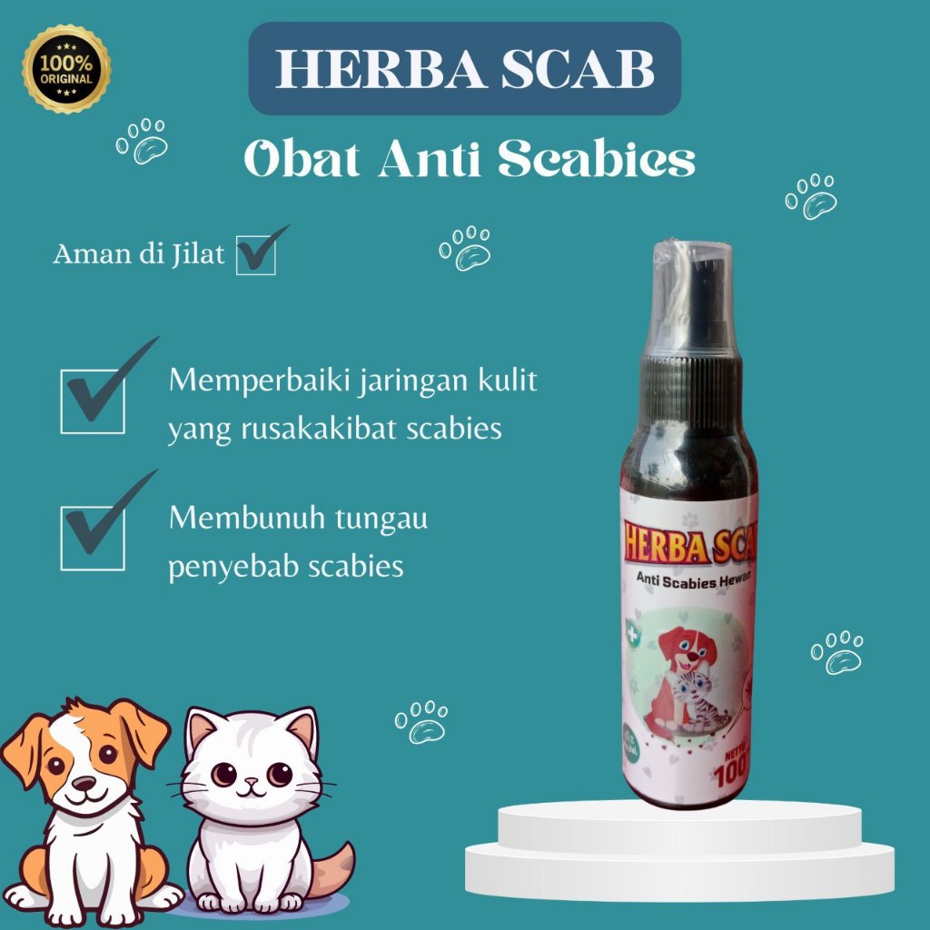 Jual Herba Scab Anti Scabies Lokal Demodex Vitamin Dermatitis Kulit ...