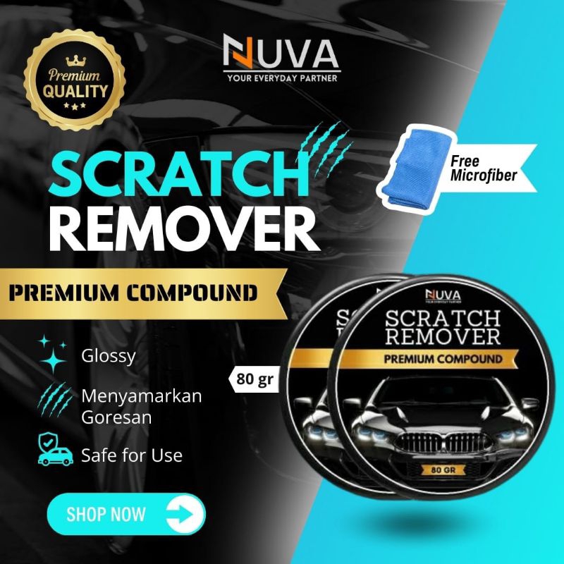 Jual NUVA - Scratch Remover || Compound Goresan Baret Body Mobil dan ...