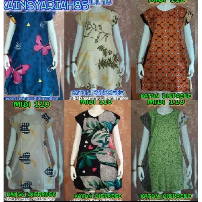 Jual DASTER MIDI DRESS POLYMICRO 5PCS PAKET RESELLER | Shopee Indonesia
