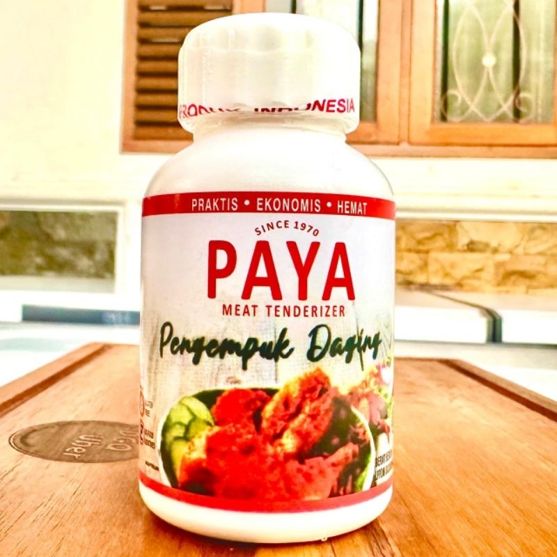 Jual Bubuk Paya Pengempuk Daging | Meat Tenderizer 70 Gram | Shopee ...