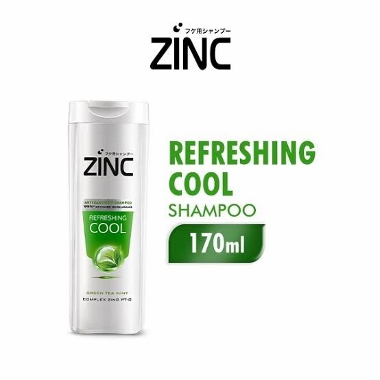 Jual Sampo Zinc Refreshing Cool Shampoo Anti Dandruff Anti Ketombe ...